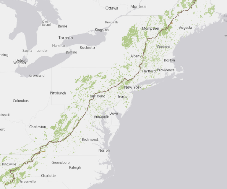 Appalachian Trail Priority Editor : Planning and GIS