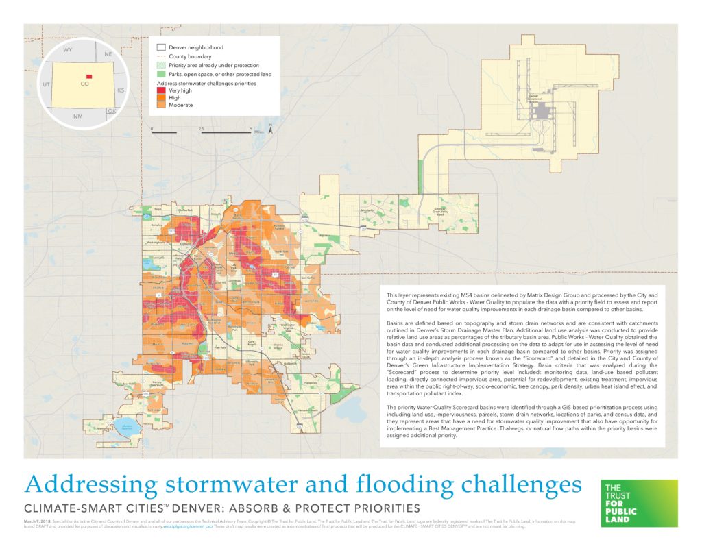 Climate Smart Cities Denver Map Gallery : Planning and GIS
